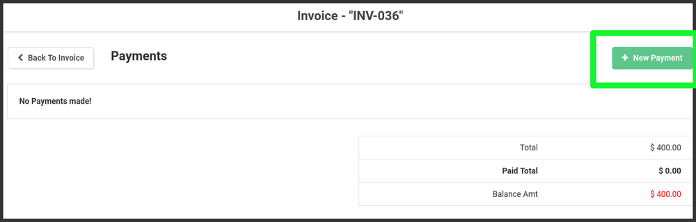 How to collect and record invoice payments on Invoice Temple