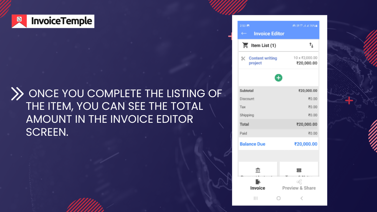 How to Write & Send an Invoice in the Invoice Temple App