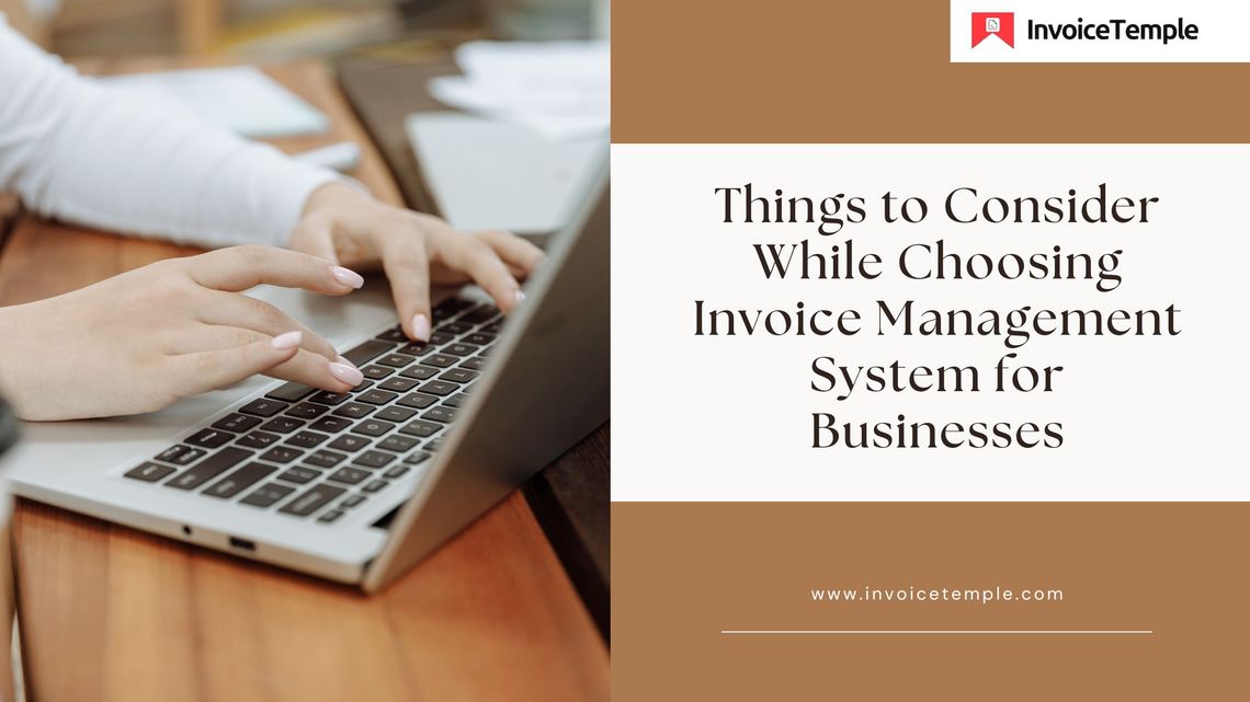 Important Tips for Invoice Management System Selection