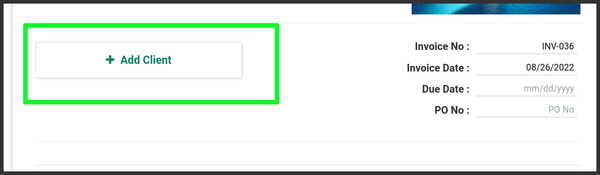 Create your first invoice at Invoice Temple