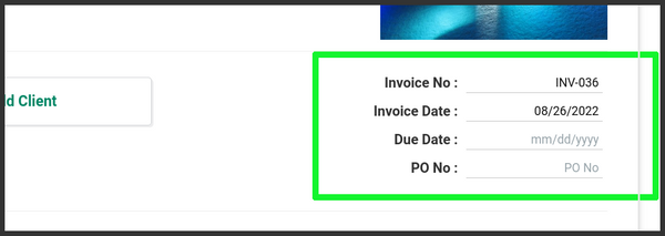 Create your first invoice at Invoice Temple
