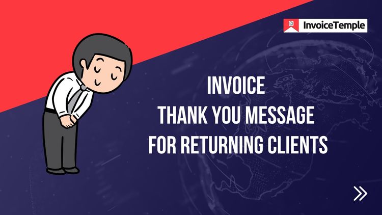 Invoice Thank You Message for Returning Clients | Invoice Temple